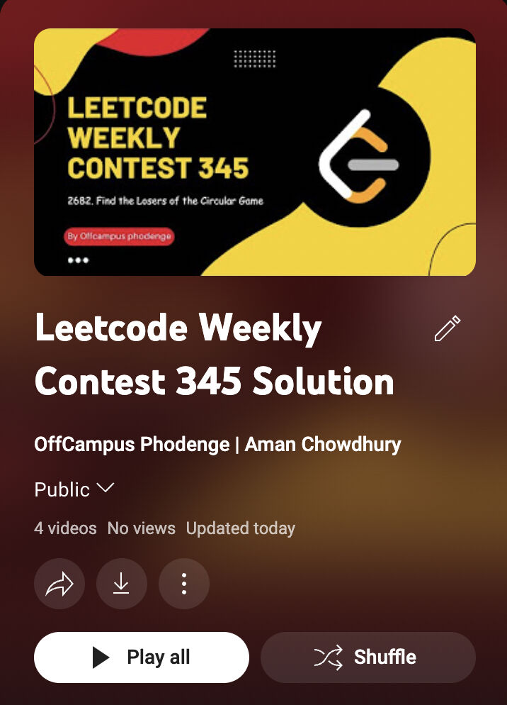 Aman Chowdhury 🇮🇳 on LinkedIn: LeetCode Weekly Contest 345 detailed ... Aman Chowdhury 🇮🇳 on LinkedIn: LeetCode Weekly Contest 345 detailed ...