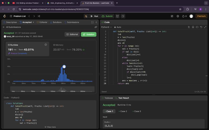 #100daysofcode #100daysofcode #leetcode #slidingwindow #python #dsa ... #100daysofcode #100daysofcode #leetcode #slidingwindow #python #dsa ...
