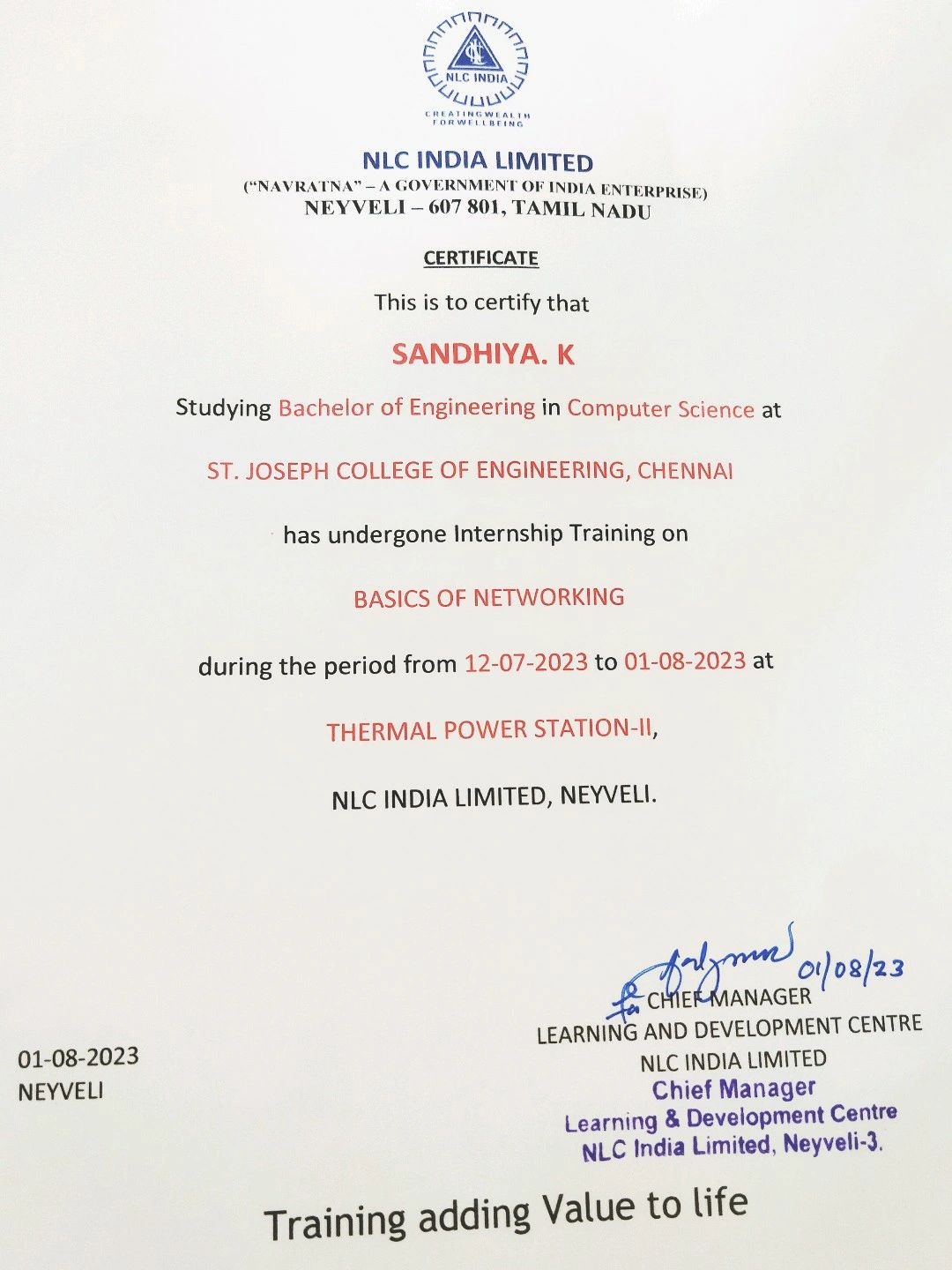 sandhiya k on LinkedIn: successfully completed a internship, and gain ... sandhiya k on LinkedIn: successfully completed a internship, and gain ...
