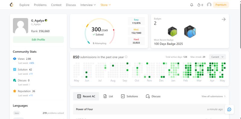 #leetcode #coding #java #100daysofcode #softwaredevelopment… | Agalya G #leetcode #coding #java #100daysofcode #softwaredevelopment… | Agalya G