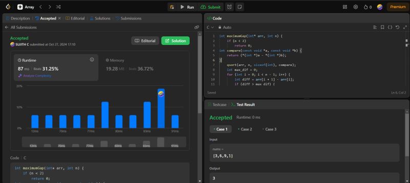 SUJITH C on LinkedIn: #100daysofcode #problemsolving #leetcode # ... SUJITH C on LinkedIn: #100daysofcode #problemsolving #leetcode # ...