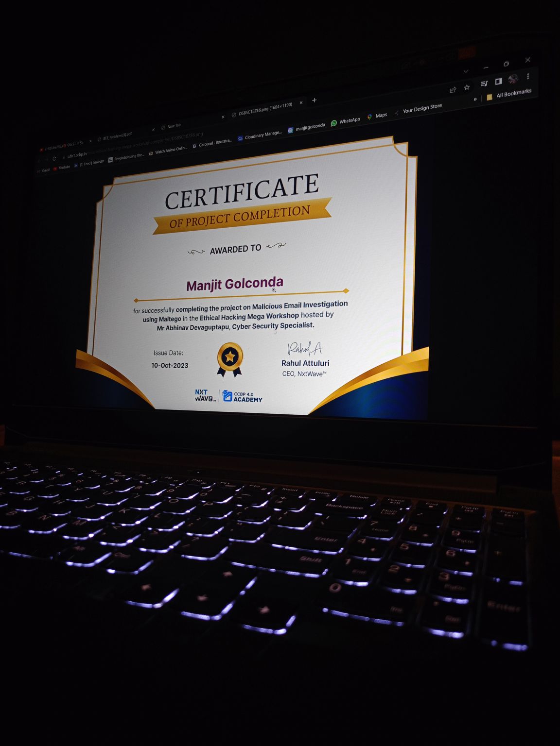 Manjit Golconda on LinkedIn: #cybersecurity #professionaldevelopment Manjit Golconda on LinkedIn: #cybersecurity #professionaldevelopment
