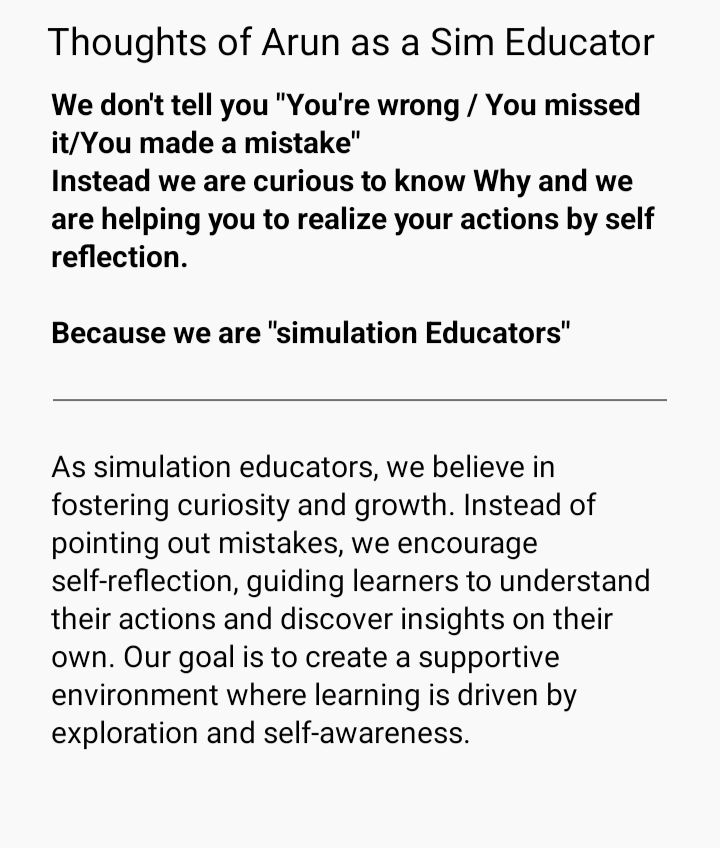 Arun Raj on LinkedIn: #simulation #educators #a #need #of #every # ... Arun Raj on LinkedIn: #simulation #educators #a #need #of #every # ...