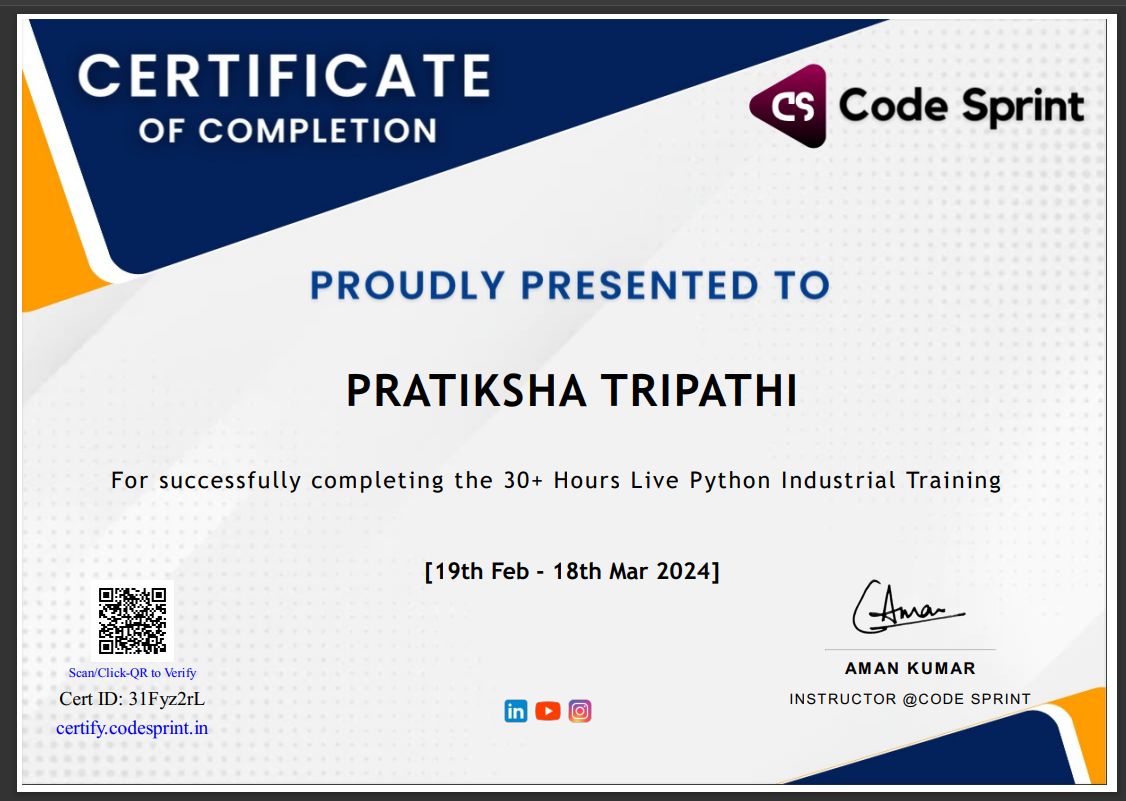 Pratiksha Tripathi on LinkedIn: I am very excited and happy as well to ... Pratiksha Tripathi on LinkedIn: I am very excited and happy as well to ...