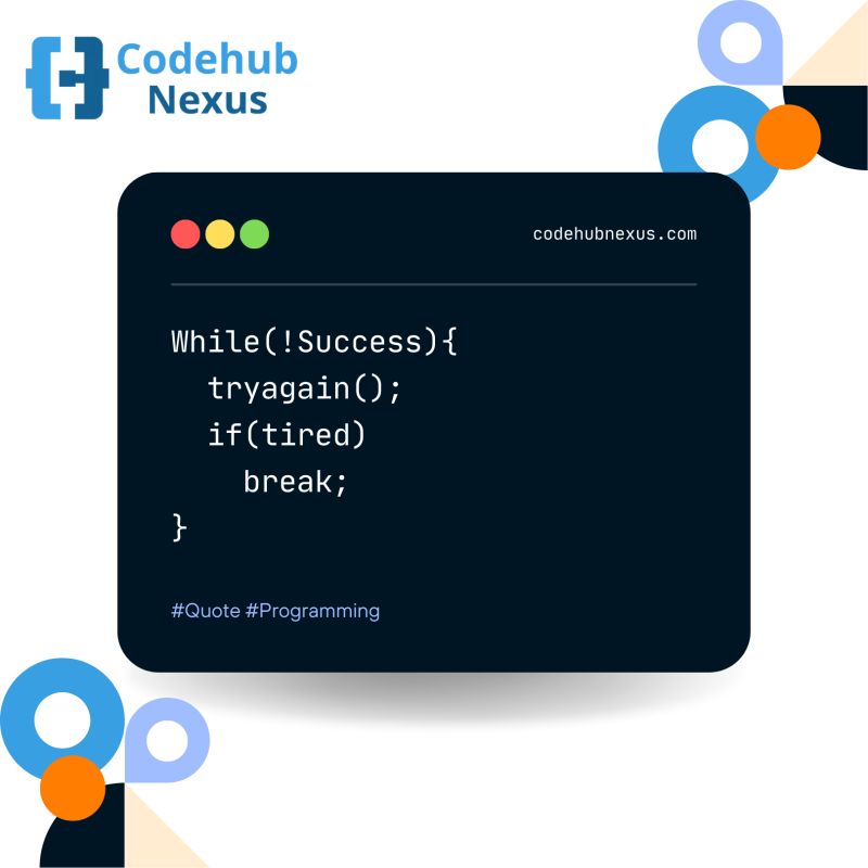 Codehub Nexus on LinkedIn: #codehubnexus #dailymotivation #techacademy ... Codehub Nexus on LinkedIn: #codehubnexus #dailymotivation #techacademy ...