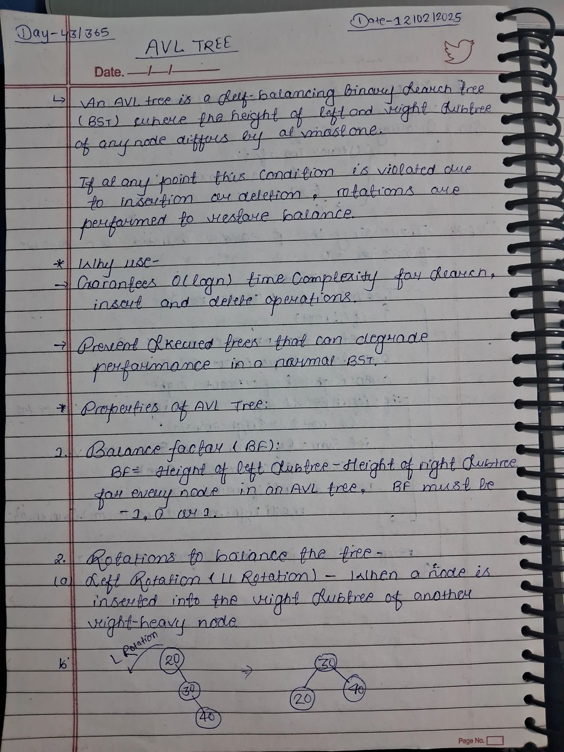 #dsa #avltree #balancedbst #problemsolving #365daysofcode | Sushil kumar #dsa #avltree #balancedbst #problemsolving #365daysofcode | Sushil kumar