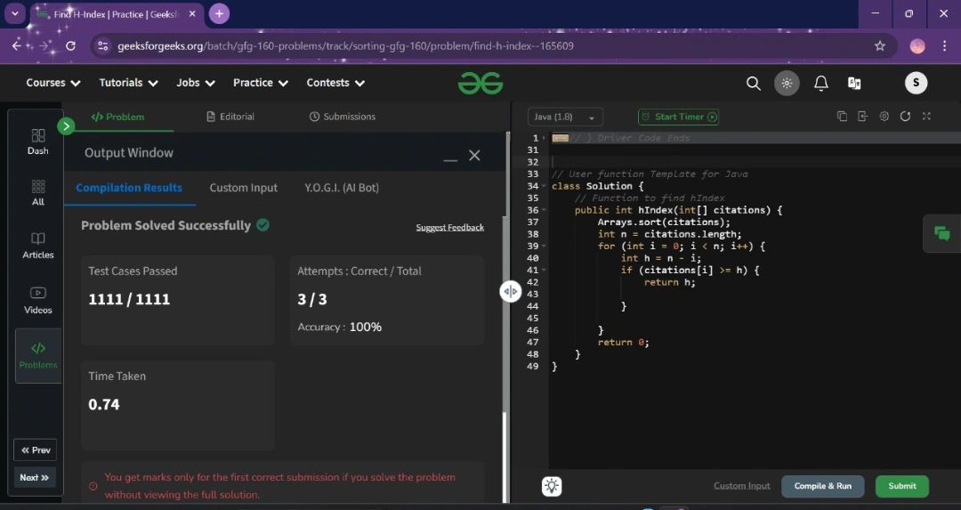 Sharlyn Bernice S on LinkedIn: #dsa #codingchallenge #geeksforgeeks # ... Sharlyn Bernice S on LinkedIn: #dsa #codingchallenge #geeksforgeeks # ...