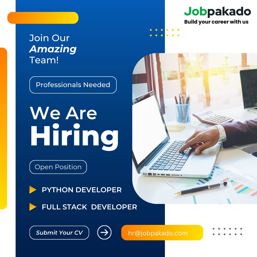 Job pakado on LinkedIn: #hiring #pythondeveloper #developerjobs # ... Job pakado on LinkedIn: #hiring #pythondeveloper #developerjobs # ...