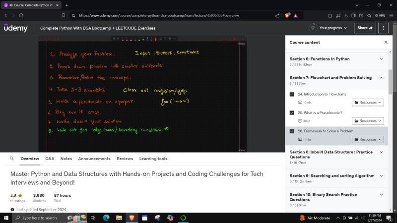 Harsh Singh on LinkedIn: #python #dsa #learningjourney #problemsolving ... Harsh Singh on LinkedIn: #python #dsa #learningjourney #problemsolving ...
