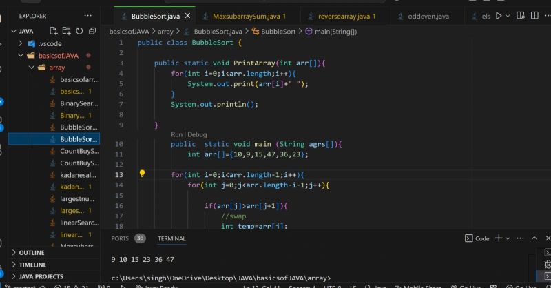 #dsa #codingjourney #java #sortingalgorithms | Gaurav Singh #dsa #codingjourney #java #sortingalgorithms | Gaurav Singh