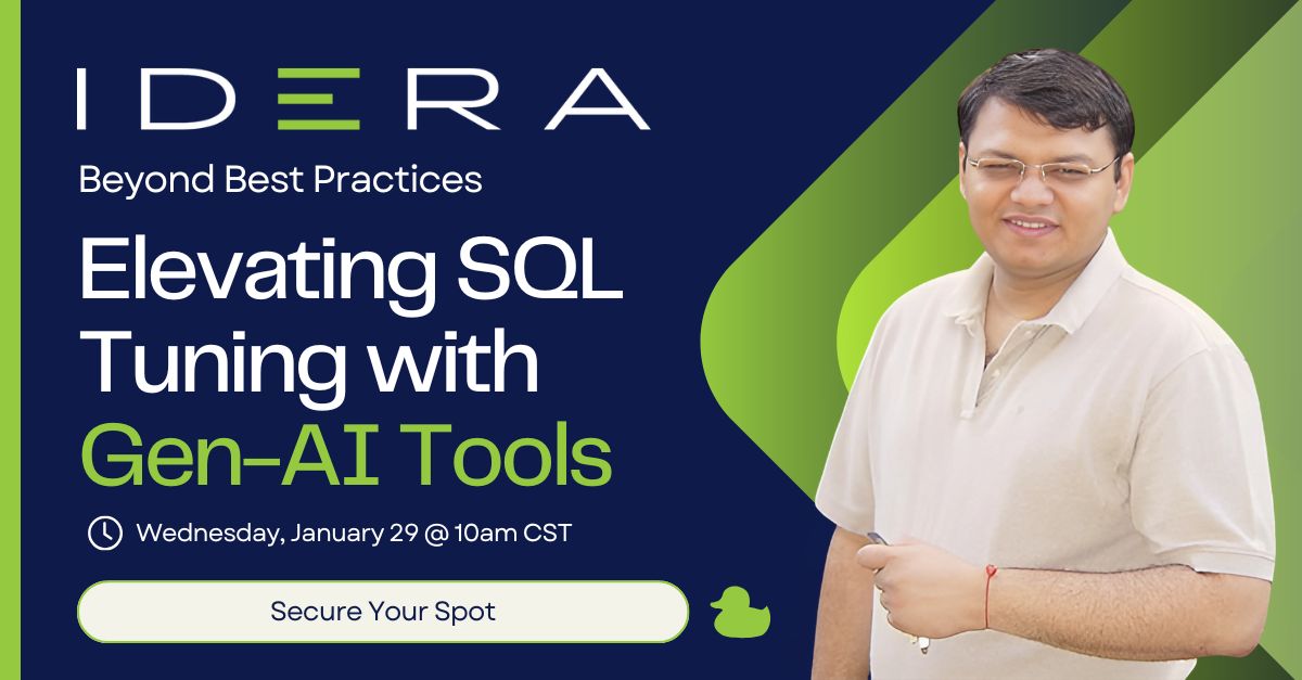 IDERA Software on LinkedIn: #chatgpt #sql #sqlserver #generativeai # ... IDERA Software on LinkedIn: #chatgpt #sql #sqlserver #generativeai # ...