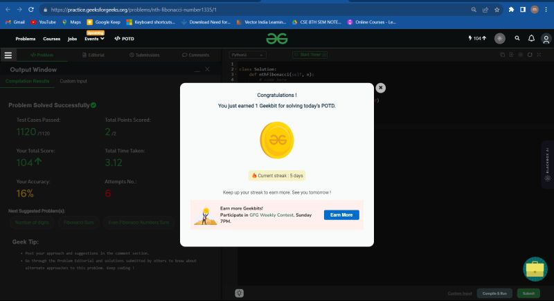 Manoj Nahak on LinkedIn: #day5 #potd #gfg #geeksforgeeks ... Manoj Nahak on LinkedIn: #day5 #potd #gfg #geeksforgeeks ...
