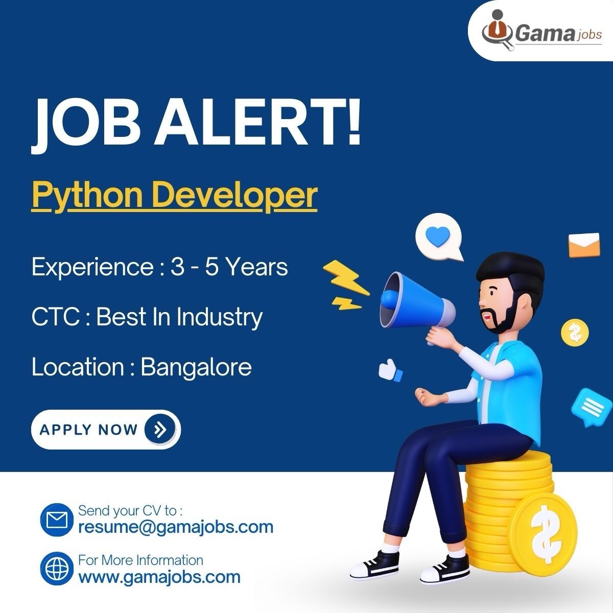 Gama Jobs on LinkedIn: #python #programming #coding #java #javascript # ... Gama Jobs on LinkedIn: #python #programming #coding #java #javascript # ...