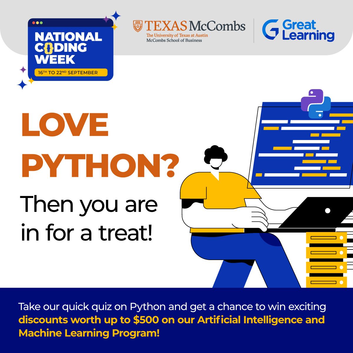 Great Learning Global on LinkedIn: #nationalcodingweek #greatlearning # ... Great Learning Global on LinkedIn: #nationalcodingweek #greatlearning # ...
