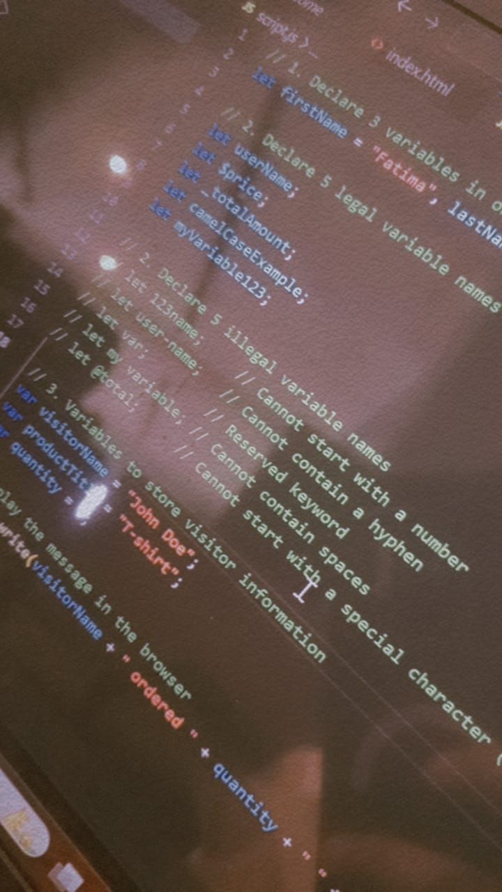Fatima Khalid on LinkedIn: #javascript #webdevelopment #codingjourney # ... Fatima Khalid on LinkedIn: #javascript #webdevelopment #codingjourney # ...