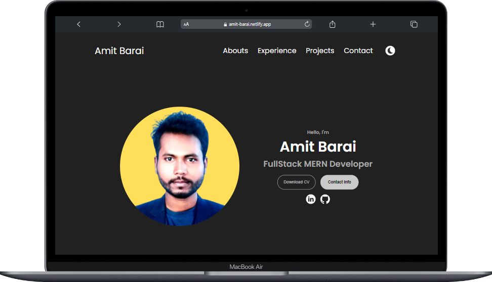Amit Barai on LinkedIn: updated My portfolio link:https://lnkd.in/g3Gi6tKe Amit Barai on LinkedIn: updated My portfolio link:https://lnkd.in/g3Gi6tKe