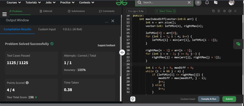 #dsa #100daysofcode #consistencyiskey #gfgpractice #codingjourney ... #dsa #100daysofcode #consistencyiskey #gfgpractice #codingjourney ...
