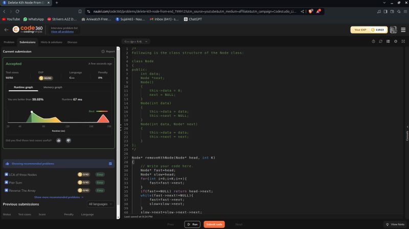 Sujal Barnwal on LinkedIn: #codenewbie #linkedlist #codedaily #medium Sujal Barnwal on LinkedIn: #codenewbie #linkedlist #codedaily #medium