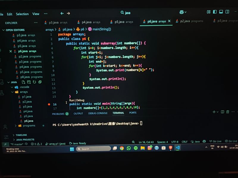 #100daysofcode #java #maxsubarraysum #kadanealgorithm #coding #learning ... #100daysofcode #java #maxsubarraysum #kadanealgorithm #coding #learning ...