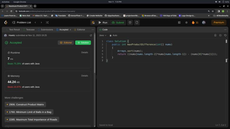 Harizibam V on LinkedIn: #day14 #100daysofcodechallenge #leetcode Harizibam V on LinkedIn: #day14 #100daysofcodechallenge #leetcode