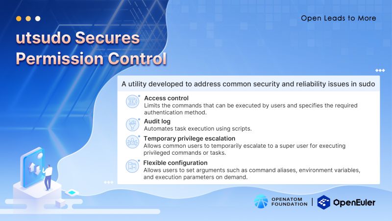 Boost efficiency with #utsudo for privilege escalation | openEuler ... Boost efficiency with #utsudo for privilege escalation | openEuler ...