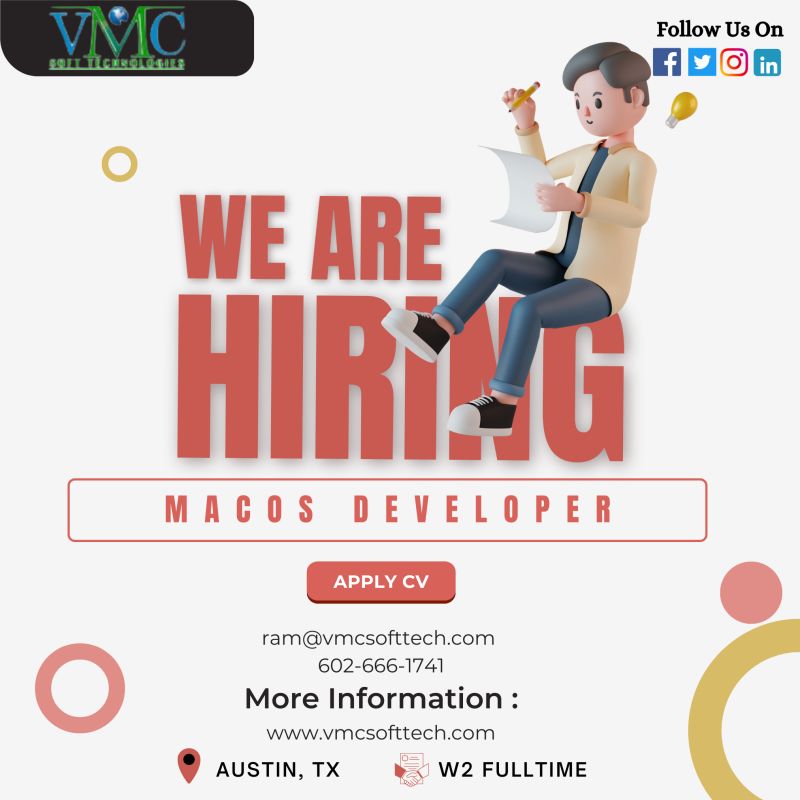 VMC Soft Technologies, Inc on LinkedIn: #iosdeveloper #ios # ... VMC Soft Technologies, Inc on LinkedIn: #iosdeveloper #ios # ...