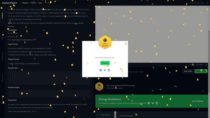 #python #coding #problemsolving #hackerrank #achievementunlocked ... #python #coding #problemsolving #hackerrank #achievementunlocked ...