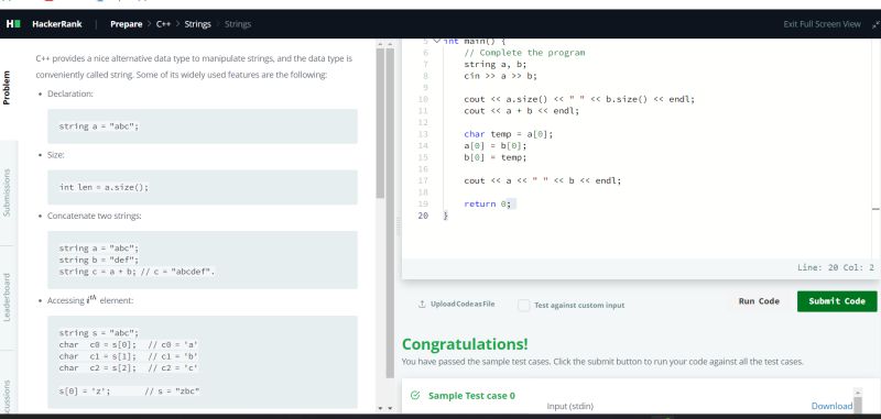 Day 79 of #100DaysOfCode: C++ challenges with determination | Aashish ... Day 79 of #100DaysOfCode: C++ challenges with determination | Aashish ...