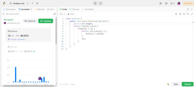 Kumar Garg on LinkedIn: 🚀 LeetCode Problem #1089: Duplicate Zeros Hey ... Kumar Garg on LinkedIn: 🚀 LeetCode Problem #1089: Duplicate Zeros Hey ...