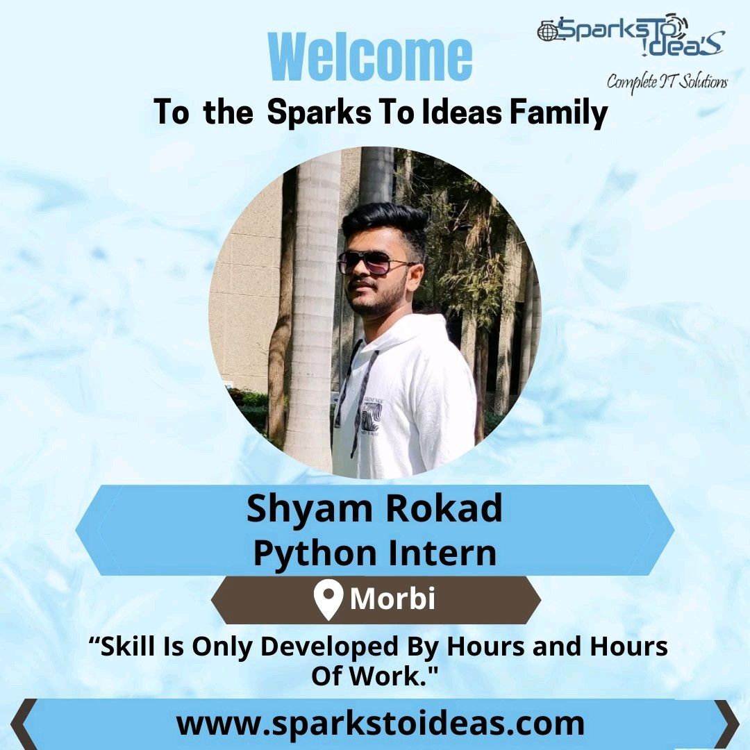 #pythoninternship #pythondeveloper #internships | Shyam Rokad #pythoninternship #pythondeveloper #internships | Shyam Rokad