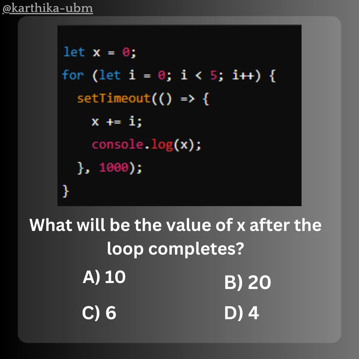 Karthika B on LinkedIn: #javascript #webdevelopment #codingtips # ... Karthika B on LinkedIn: #javascript #webdevelopment #codingtips # ...