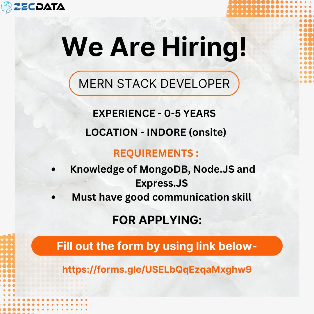 Bhanu Jaiswal on LinkedIn: #hiring #hiringnow #hiringalert Bhanu Jaiswal on LinkedIn: #hiring #hiringnow #hiringalert