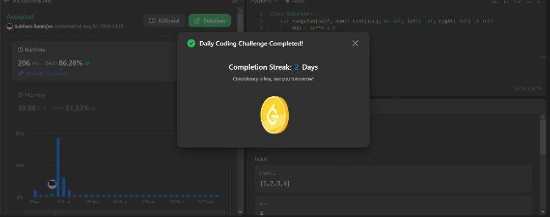 Subham Banerjee on LinkedIn: Hello Guys, Solved the POTD of LeetCode ... Subham Banerjee on LinkedIn: Hello Guys, Solved the POTD of LeetCode ...