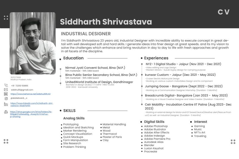 Siddharth Shrivastava on LinkedIn: ID Cv Siddharth Shrivastava on LinkedIn: ID Cv