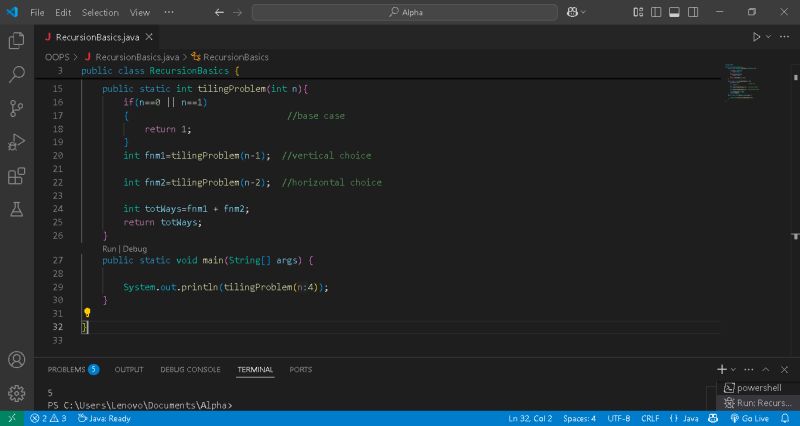 #coding #100dayscodingchallenge #recursion #java #day30 #learntocode ... #coding #100dayscodingchallenge #recursion #java #day30 #learntocode ...