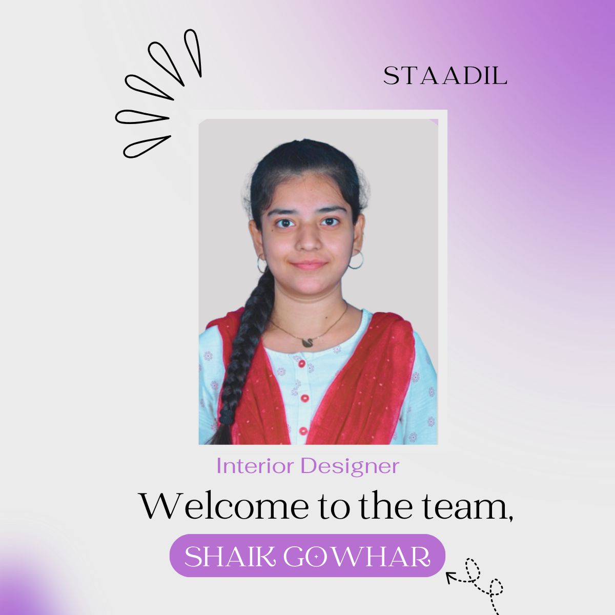 Staadil on LinkedIn: #welcometotheteam #newbeginnings #staadilinteriors ... Staadil on LinkedIn: #welcometotheteam #newbeginnings #staadilinteriors ...
