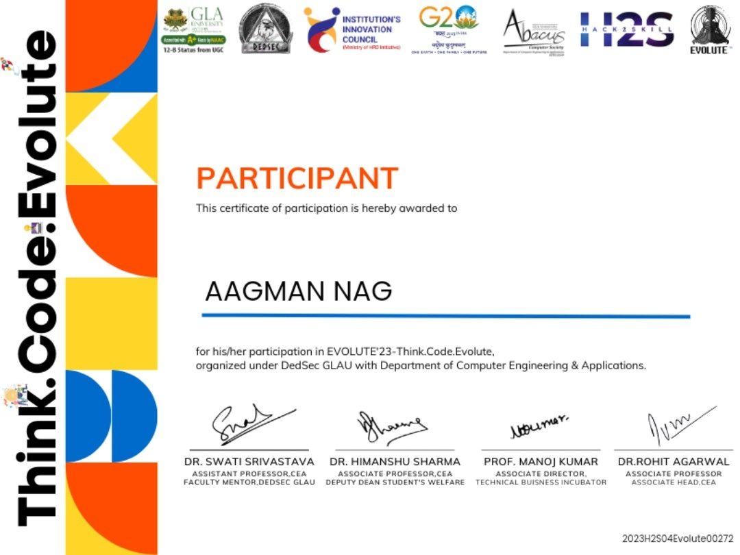Aagman Nag on LinkedIn: #techkathon #skills #experience #knowledge Aagman Nag on LinkedIn: #techkathon #skills #experience #knowledge