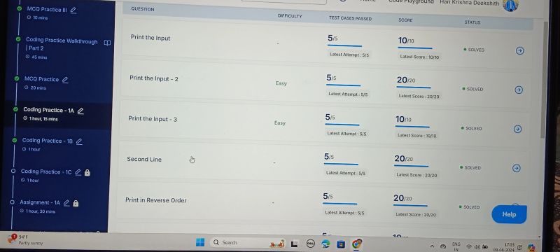 Hari Krishna on LinkedIn: #day #30daysofcode #nxtwave #ccbp # ... Hari Krishna on LinkedIn: #day #30daysofcode #nxtwave #ccbp # ...