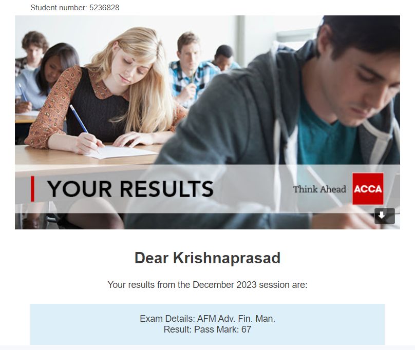 Krishnaprasad K R on LinkedIn: #acca #afm #passed #proudmoment # ... Krishnaprasad K R on LinkedIn: #acca #afm #passed #proudmoment # ...