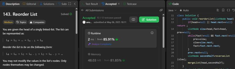 #100daysofcoding #leetcode #linkedlist #twopointers #java # ... #100daysofcoding #leetcode #linkedlist #twopointers #java # ...