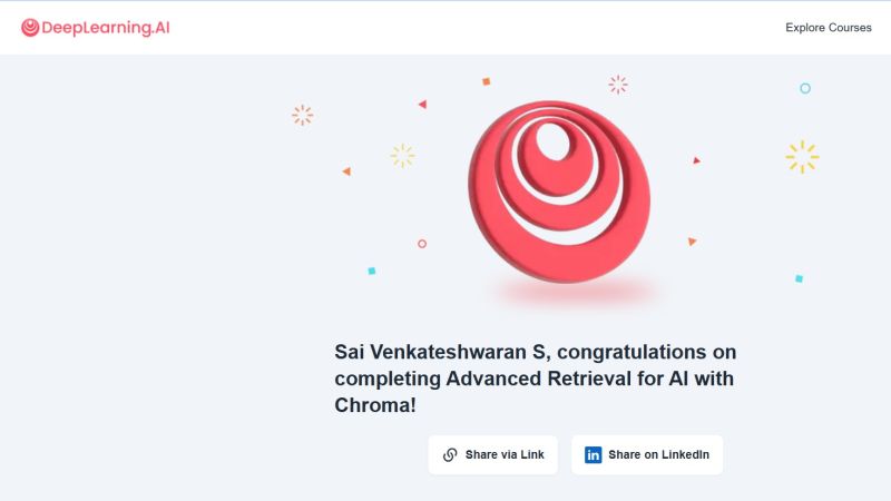 Sai Venkateshwaran Srinivasan on LinkedIn: Advanced Retrieval for AI ... Sai Venkateshwaran Srinivasan on LinkedIn: Advanced Retrieval for AI ...