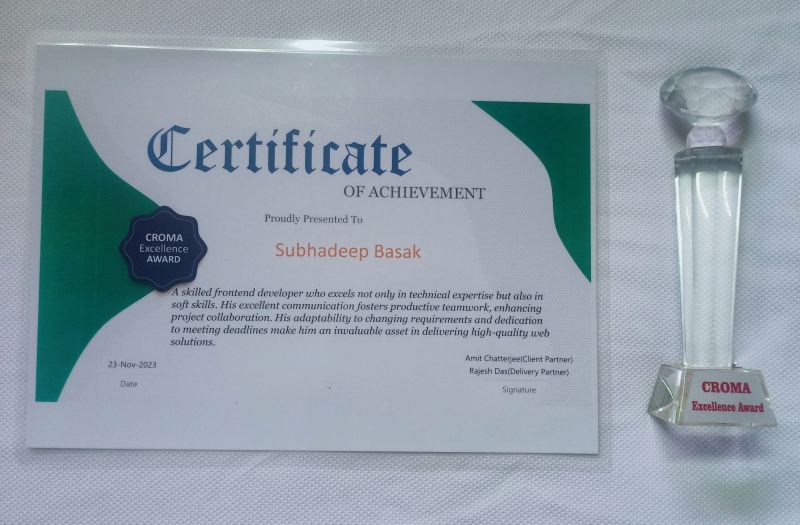 Subhadeep Basak on LinkedIn: #tcs #croma #tcser #webdevelopment Subhadeep Basak on LinkedIn: #tcs #croma #tcser #webdevelopment