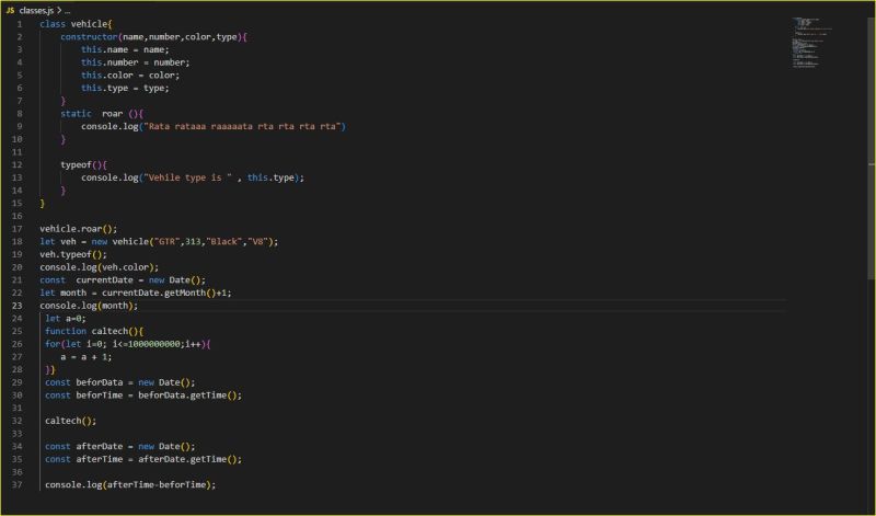 Learned OOP concepts with JavaScript class | Haroon Nissar posted on ... Learned OOP concepts with JavaScript class | Haroon Nissar posted on ...