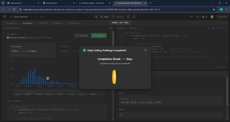 Manasa Vemireddy on LinkedIn: #day30 #consistentprogramming #leetcode #dsa Manasa Vemireddy on LinkedIn: #day30 #consistentprogramming #leetcode #dsa