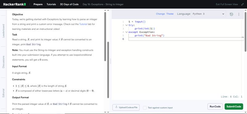 #hackerrank #python #problemsolving #exceptionhandling # ... #hackerrank #python #problemsolving #exceptionhandling # ...