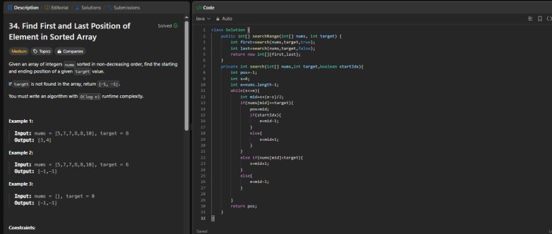 #100daysofcode #java #dsa #100daysofleetcode #binarysearch # ... #100daysofcode #java #dsa #100daysofleetcode #binarysearch # ...