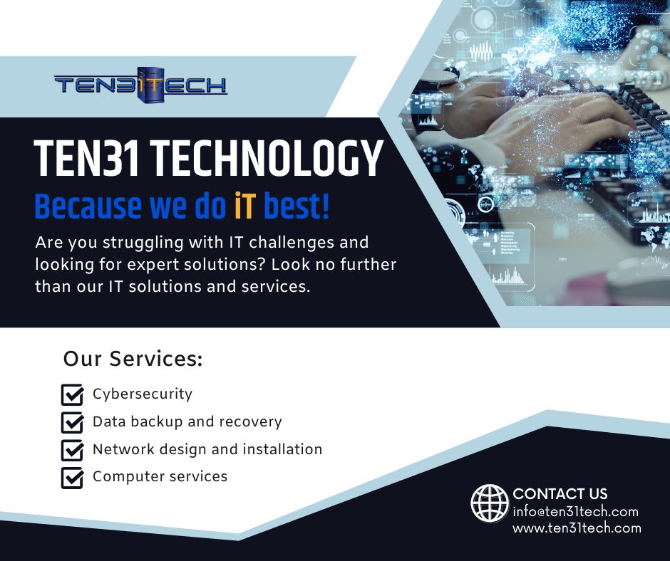 TEN31 Technology on LinkedIn: We provide comprehensive IT solutions for ... TEN31 Technology on LinkedIn: We provide comprehensive IT solutions for ...