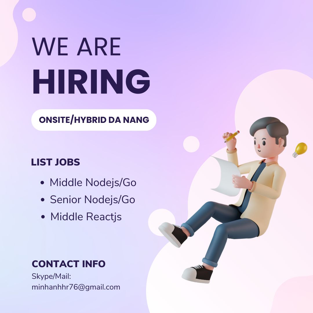 Minh Anh on LinkedIn: #nodejs #golang #reactjs #danang #hybrid Minh Anh on LinkedIn: #nodejs #golang #reactjs #danang #hybrid