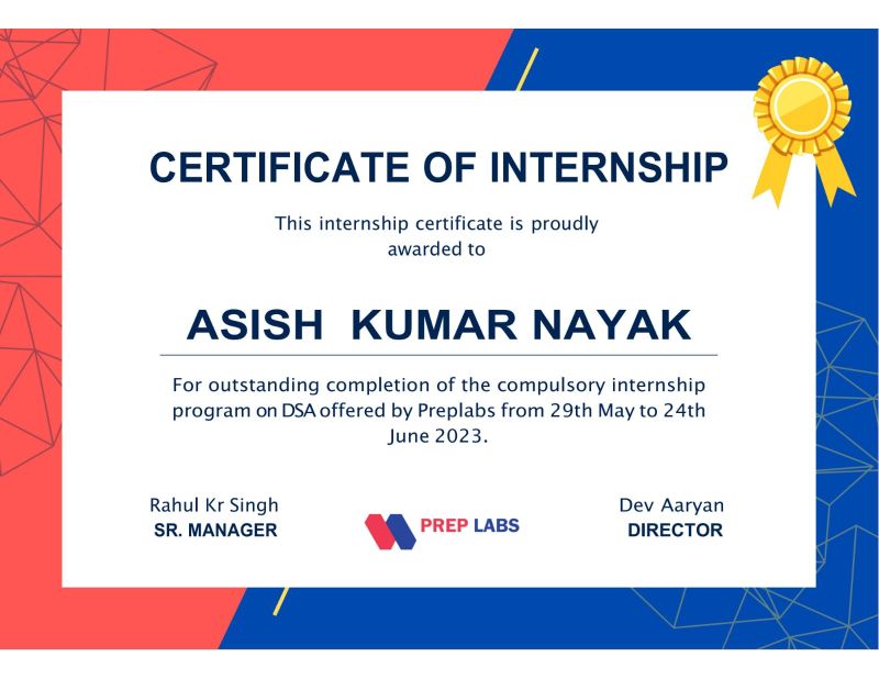 Asish kumar Nayak on LinkedIn: #datastructuresandalgorithms #dsa # ... Asish kumar Nayak on LinkedIn: #datastructuresandalgorithms #dsa # ...
