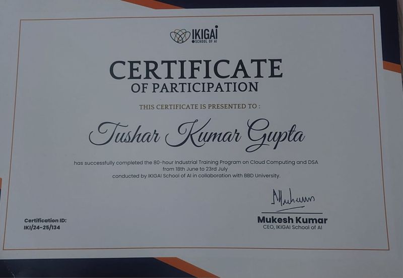 Tushar Gupta on LinkedIn: #aws #cloudcomputing #java #datastructures # ... Tushar Gupta on LinkedIn: #aws #cloudcomputing #java #datastructures # ...